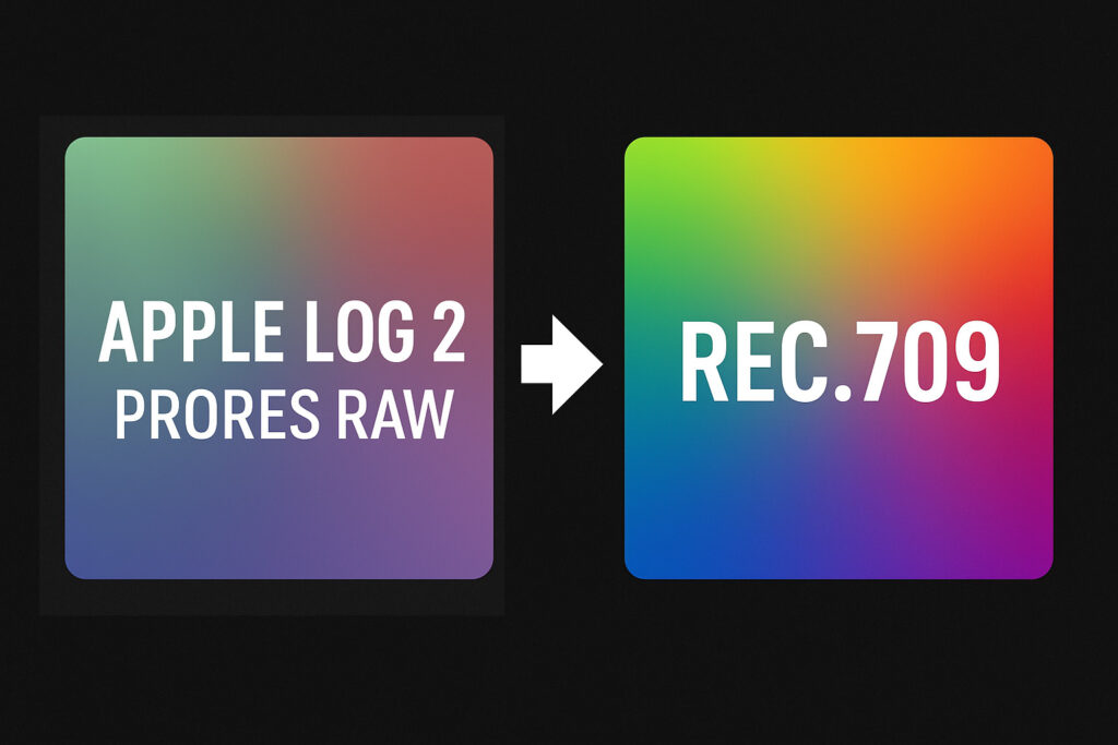 Apple Log 2 to Rec.709 Conversion LUT – Rodrigo Polo